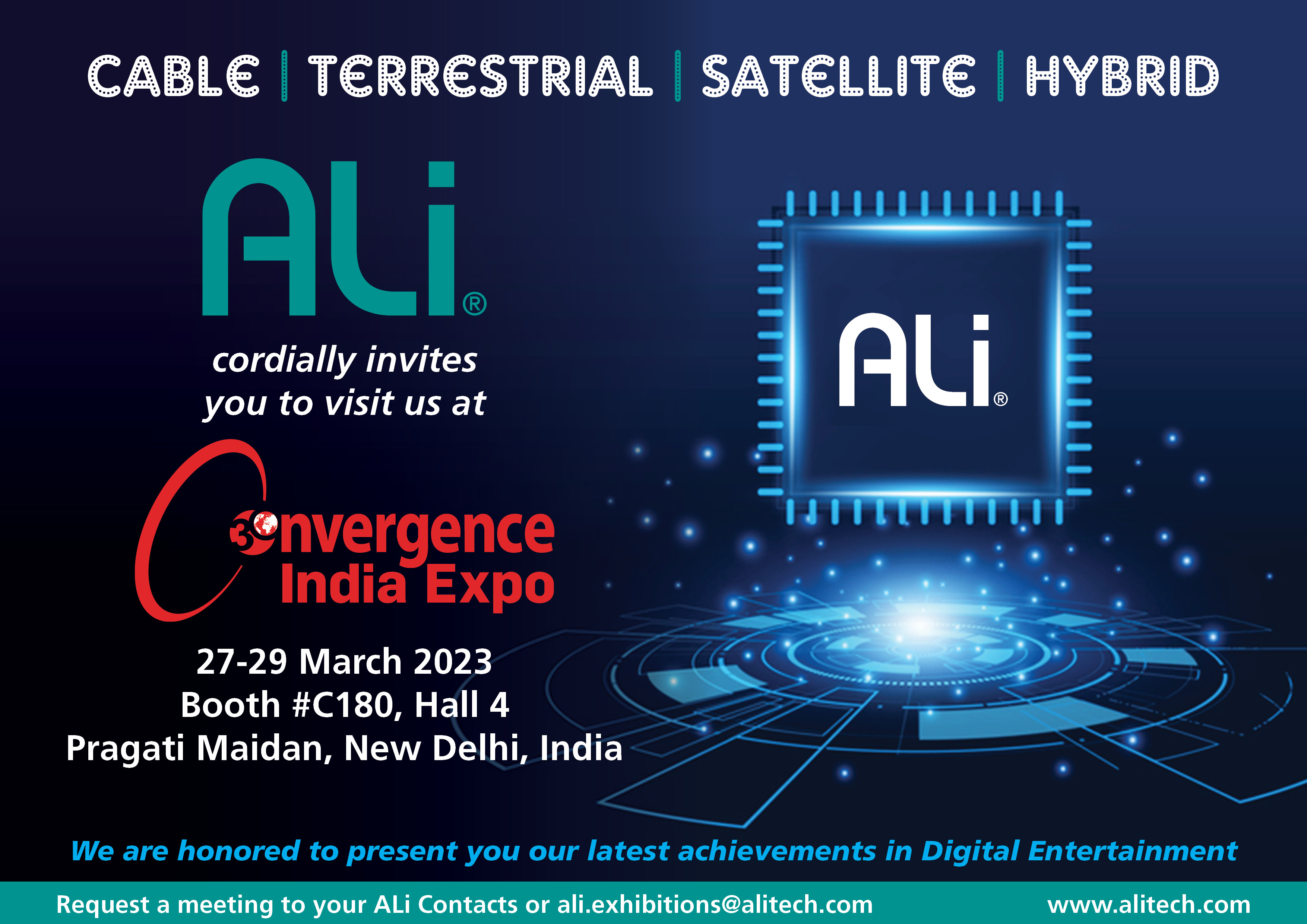 揚智科技 ALi Tech - Welcome to visit ALi Booth at Convergence India 2023